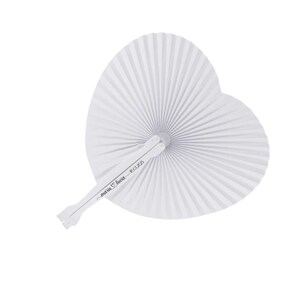 Folding Fan - Heart Shaped Fan - Wedding Party Gift - Personalized Fan ...