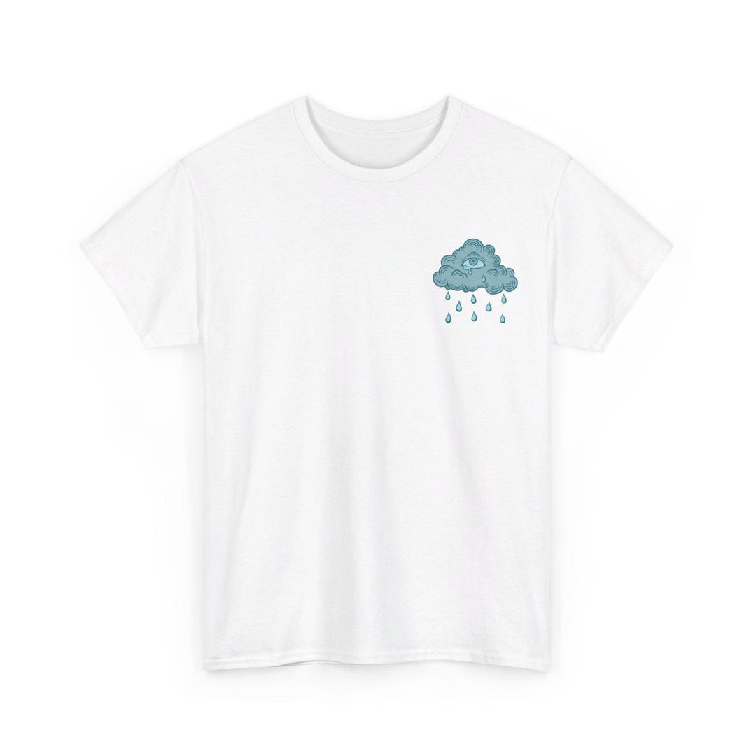 Crying is Cool Cloud With Eye Art Rainy Funny Crybaby Gen Z Humor ...