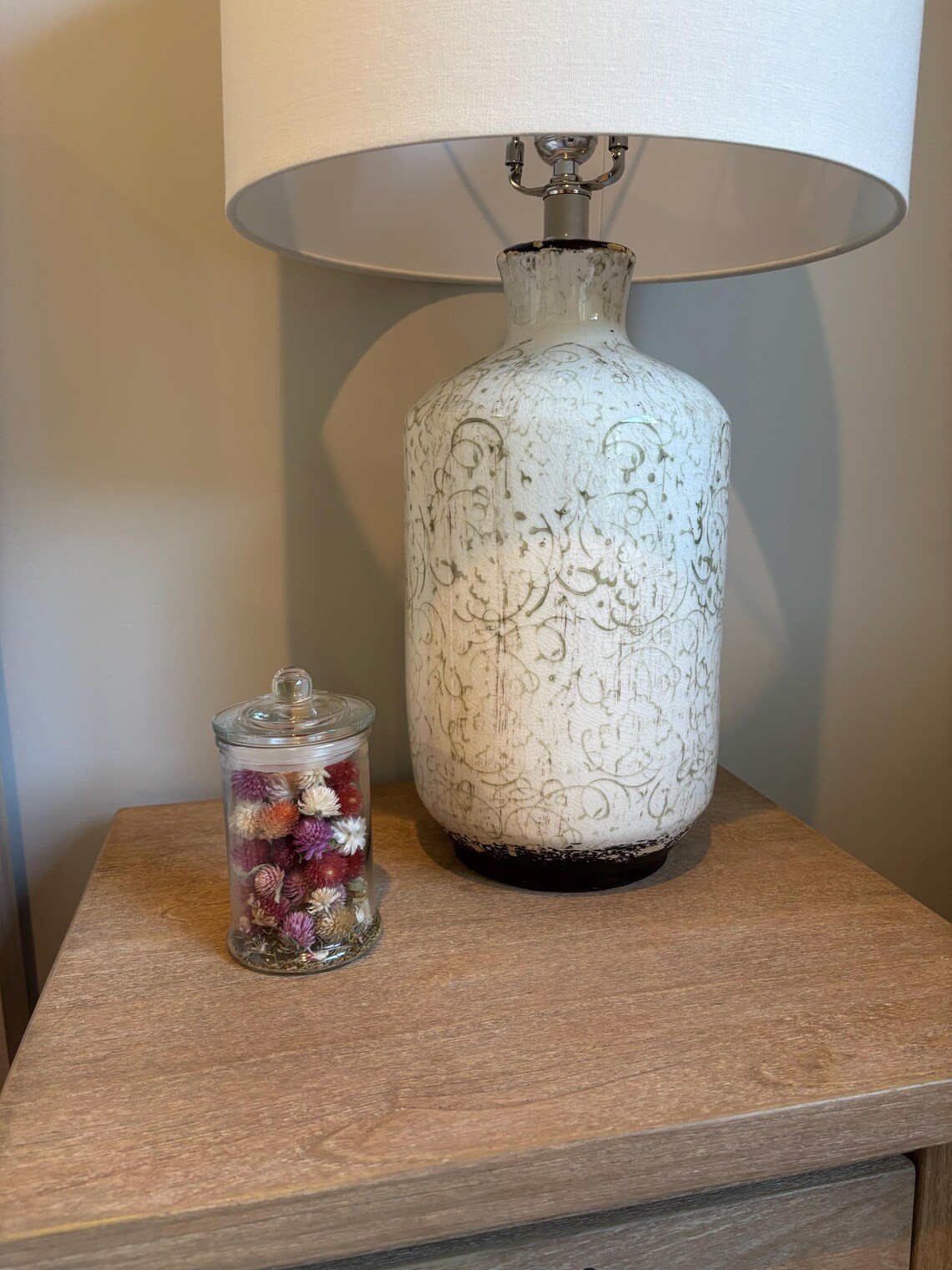 Dried Flower Jar Set, Botanical Apothecary Jar Set, Gift for Flower ...