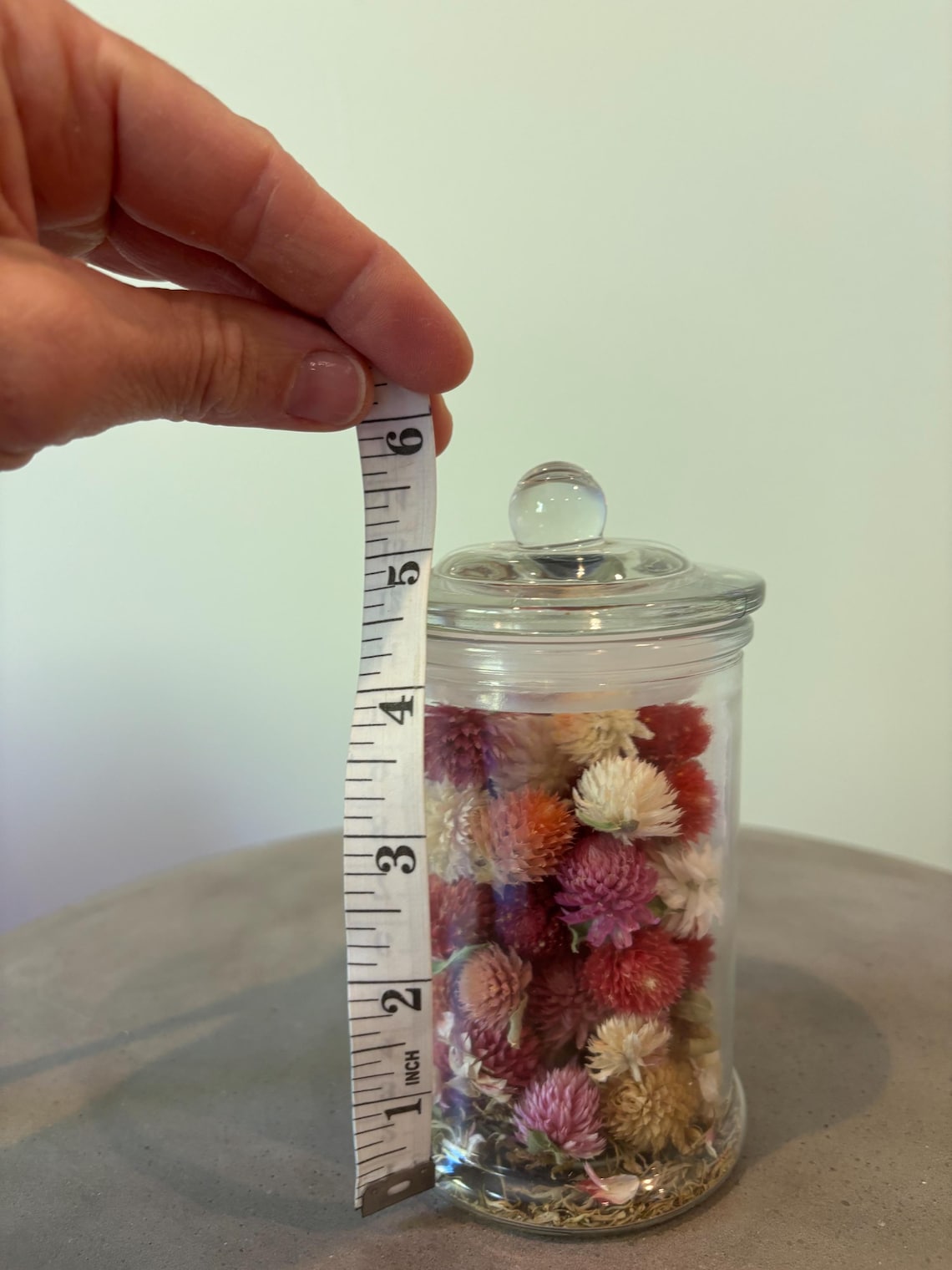 Dried Flower Jar Set, Botanical Apothecary Jar Set, Gift for Flower ...