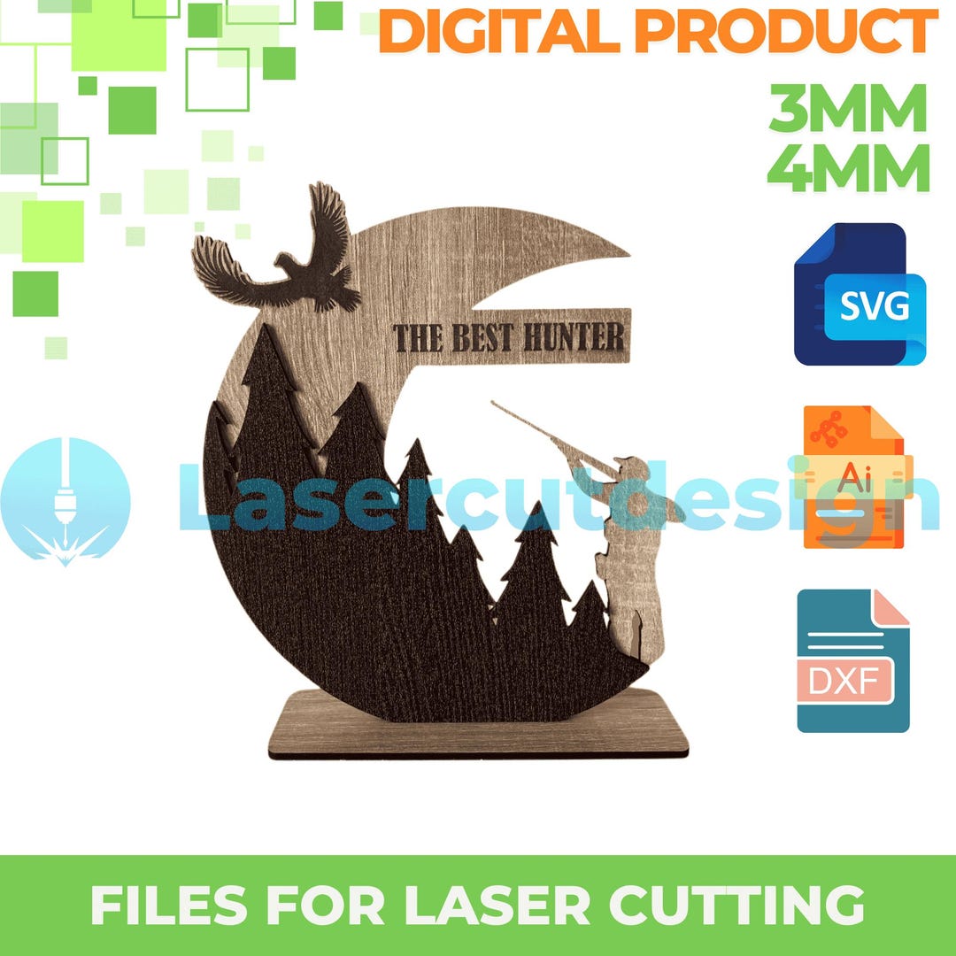 Laser Cut Pheasant Trophy: Hunting Award File (SVG, DXF, AI) 3mm/4mm - Etsy