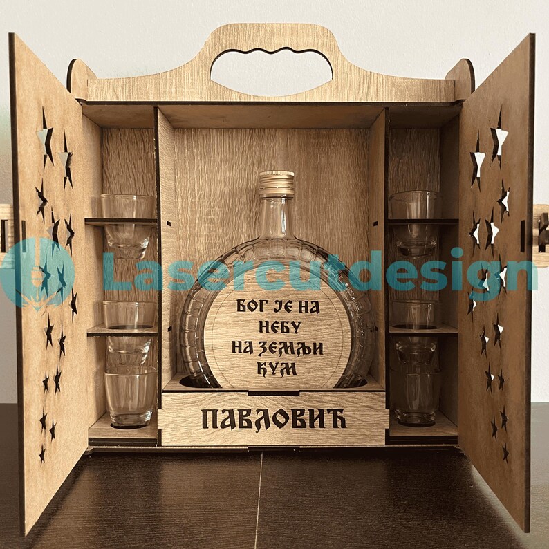Mini Bar Box Laser Cut File: SVG, DXF, AI (3MM) - Etsy Canada