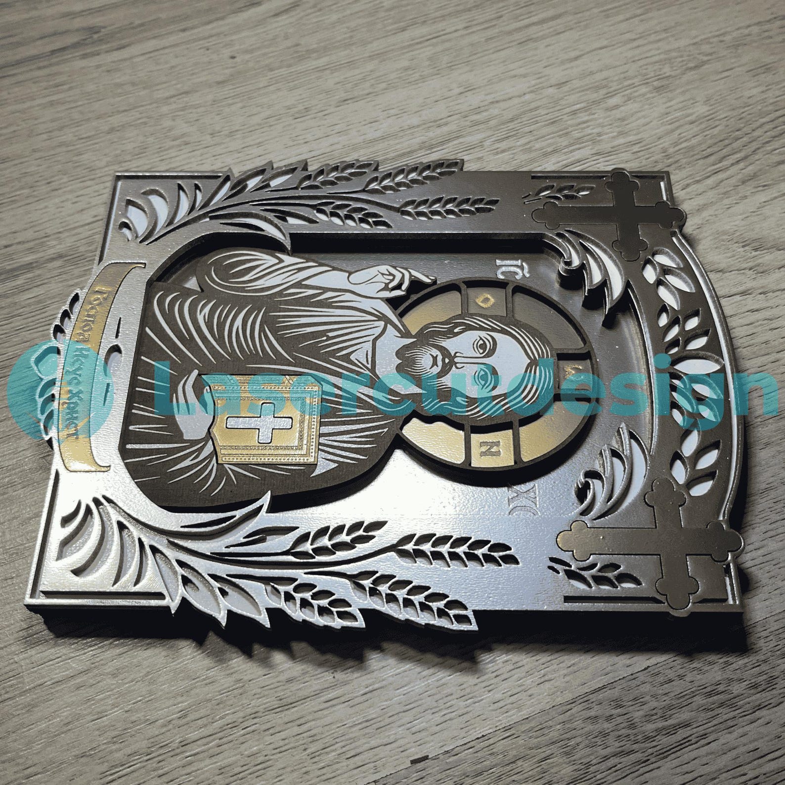 Christ Pantocrator | Isus Hristos Orthodox Icon | Laser Cut Files (SVG ...