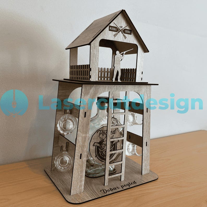 Laser Cut Mini Bar SVG DXF AI Files | Hunter Gift (digital Download) - Etsy