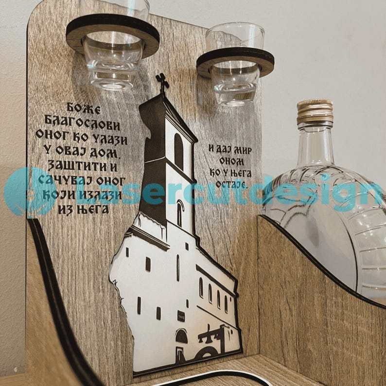 Laser Cut Mini Bar Plans: Ostrog Design (SVG, DXF, AI) - Etsy
