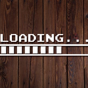 Loading Video Game Vinyl Decal Sticker Laptop Decal, Car Decal - Etsy