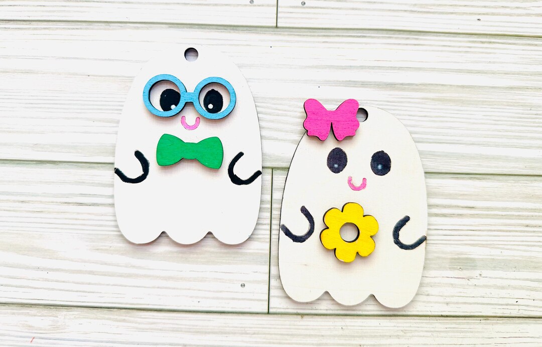 Decorate Your Own Ghost Paint Set - Two Ghosts! - Etsy