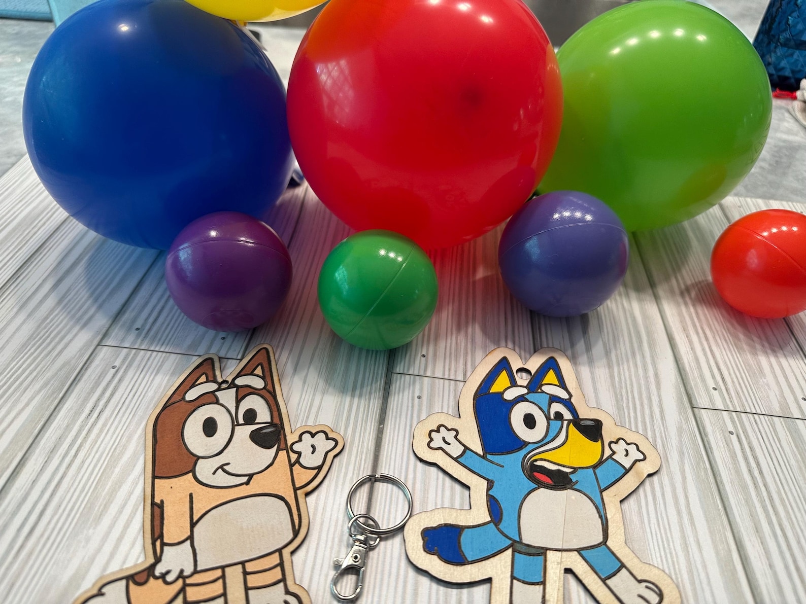 Bluey Inspired Backpack Charm Set of 2 - Etsy