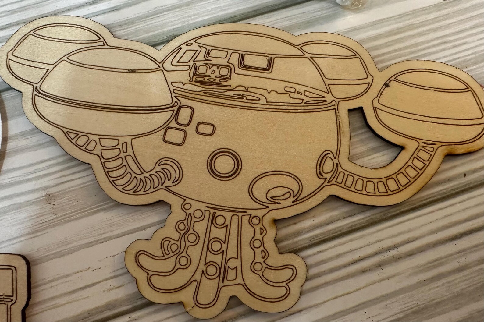 Updated! -color Your Own Octonauts Gup and Pod - Set of 3 - Etsy