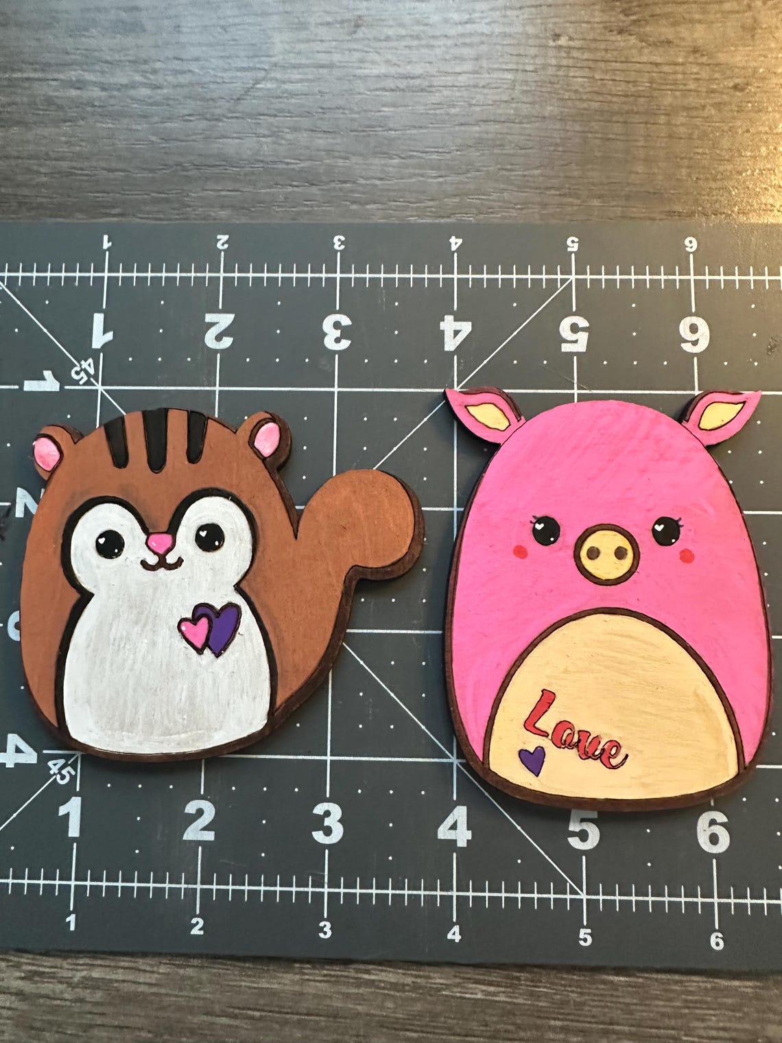 Valentines Squishmallow Magnet/ Hangar - Color Your Own! - Etsy
