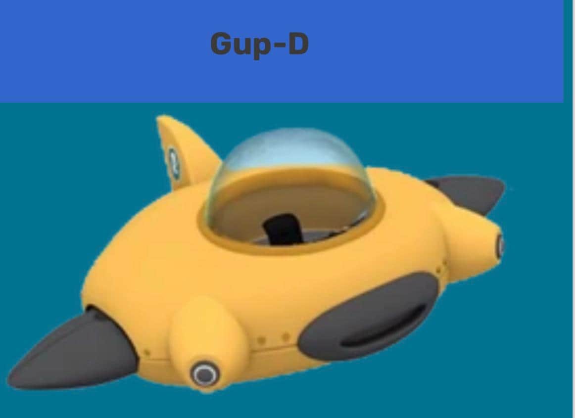 Color Your Own Octonauts Gup and Pod - Set of 3 - Etsy