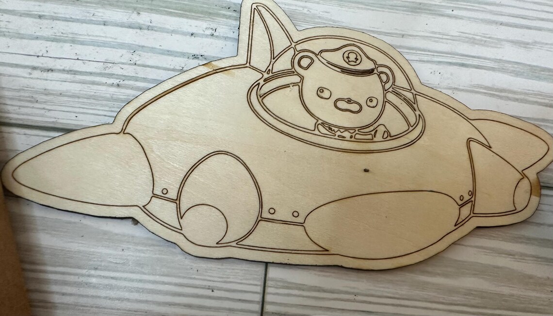 Updated! -color Your Own Octonauts Gup and Pod - Set of 3 - Etsy