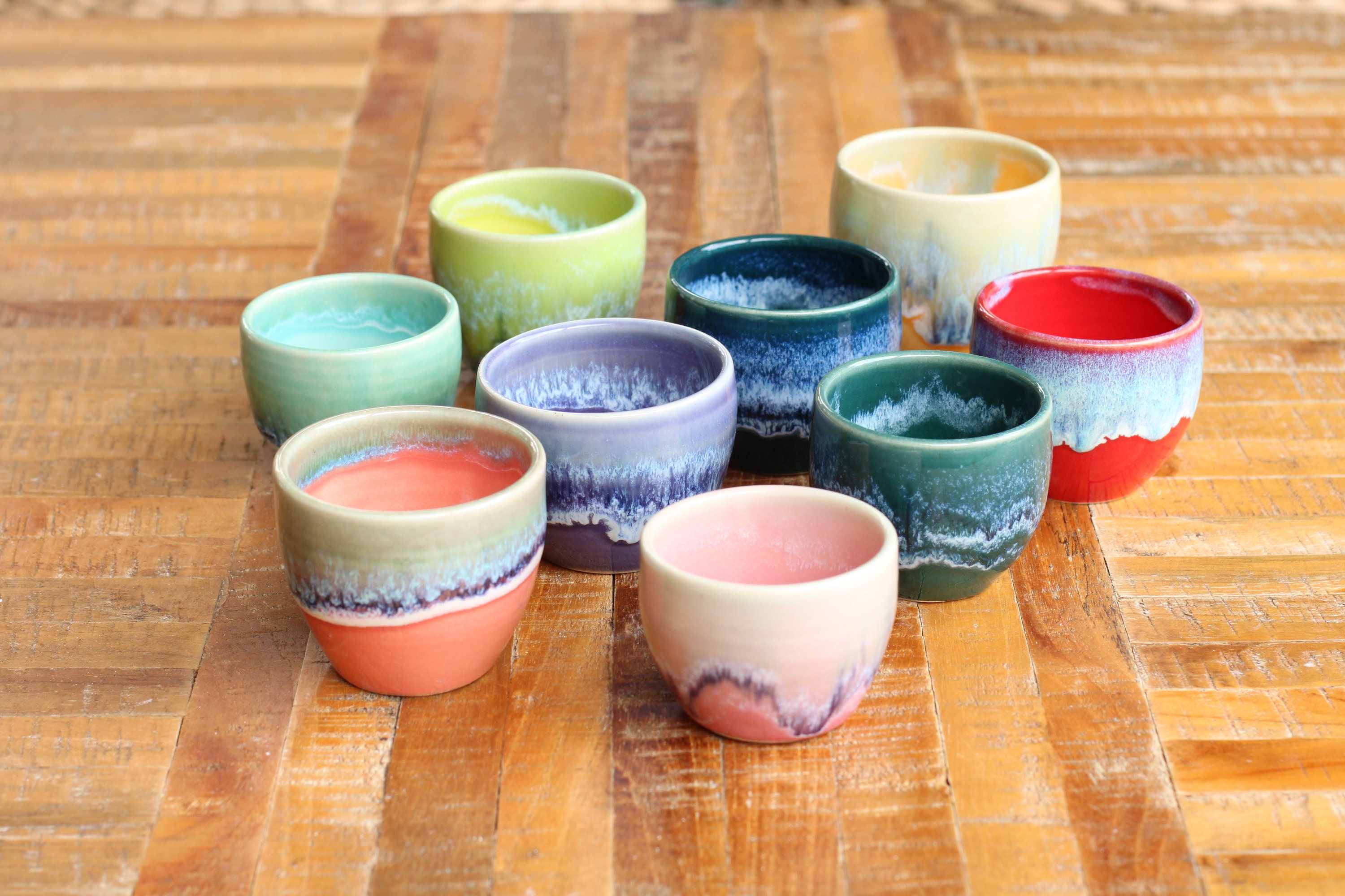 little handmade cup // small cup // ceramic glass // kids cup ...