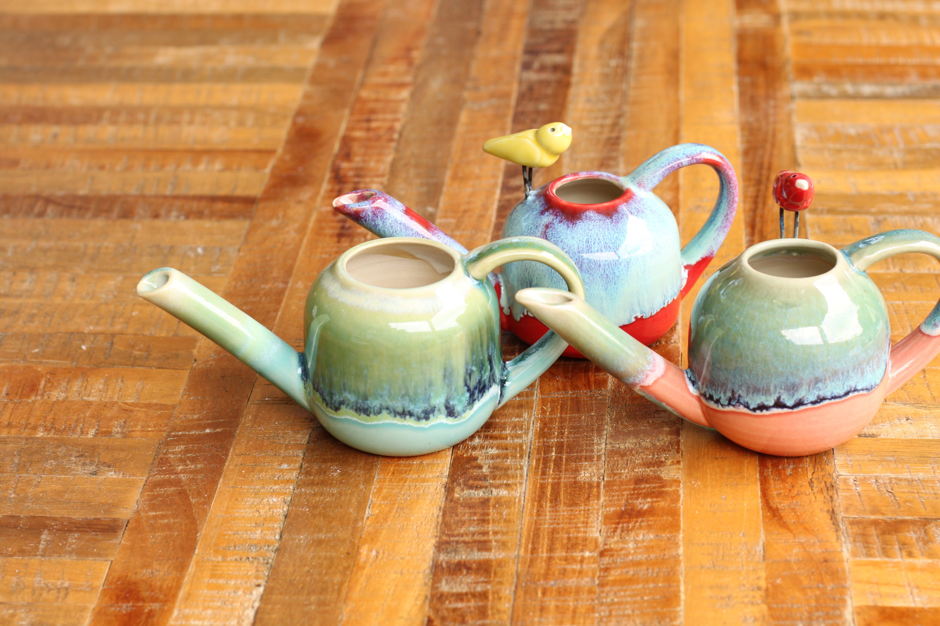 small ceramic watering can, choose your favorite // small water pitcher ...