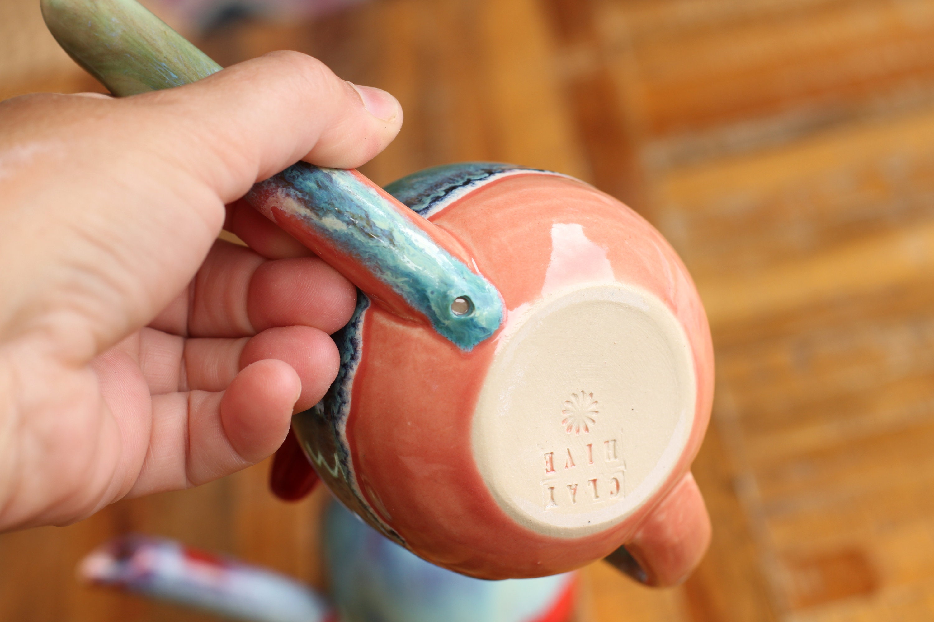 small ceramic watering can, choose your favorite // small water pitcher ...