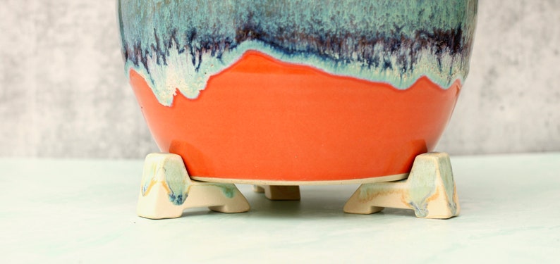 Ceramic Pot Feet Set of 3 // Planter Feet //planter Riser - Etsy