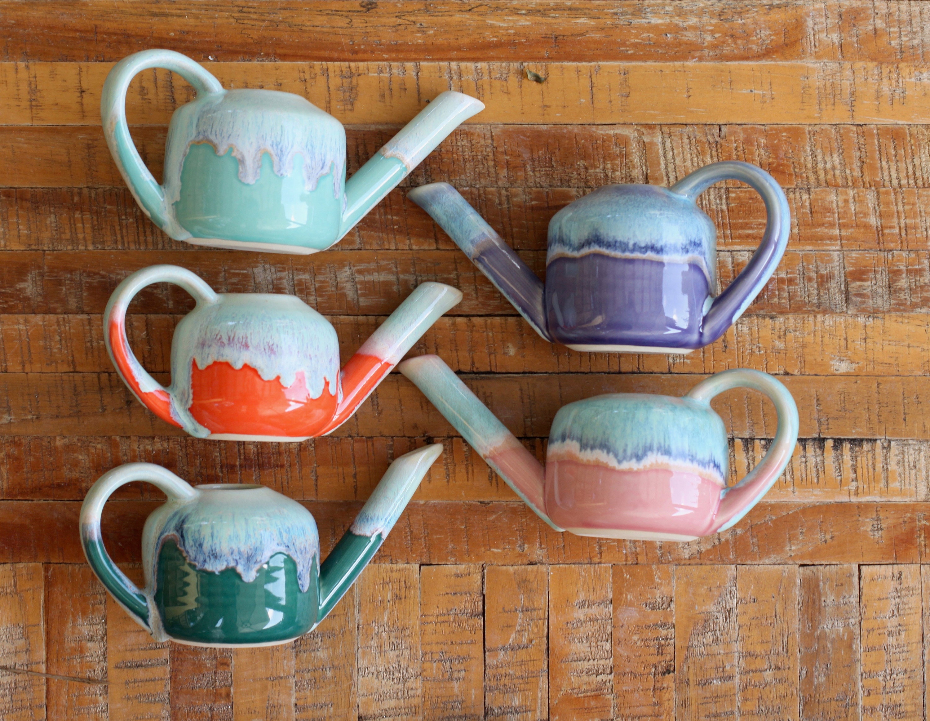 mini watering can // small water pitcher // gardener gift