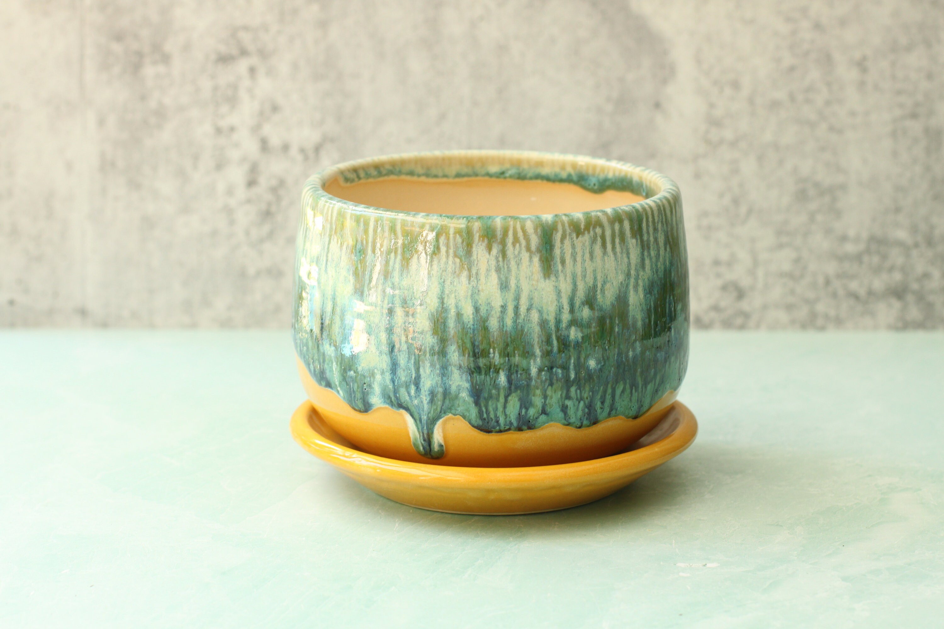 5-6 handmade ceramic planter D// boho planter // succulent pot ...