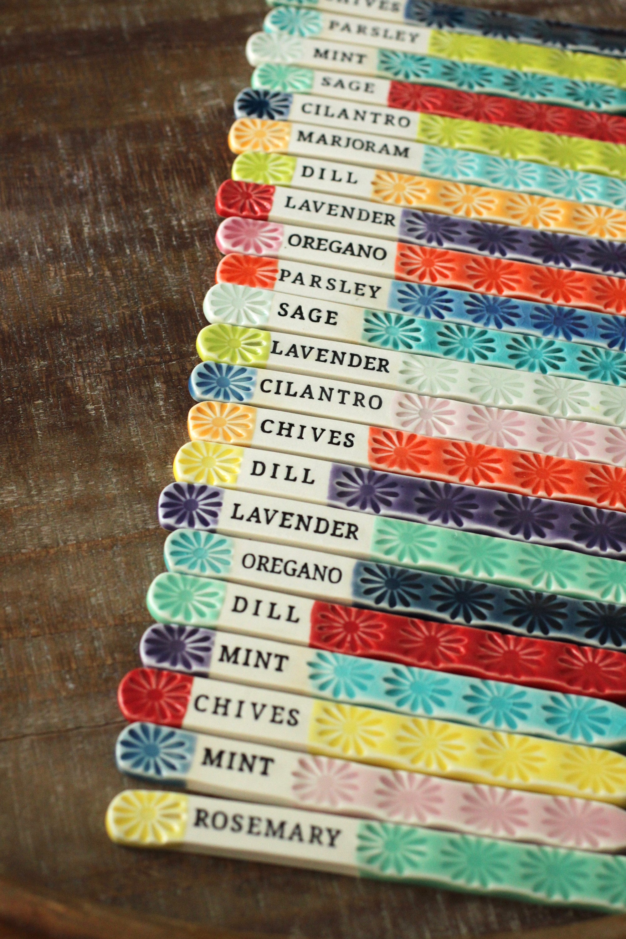 Herb Marker // Herb Tag // Garden Label // Garden Stake // - Etsy Sweden