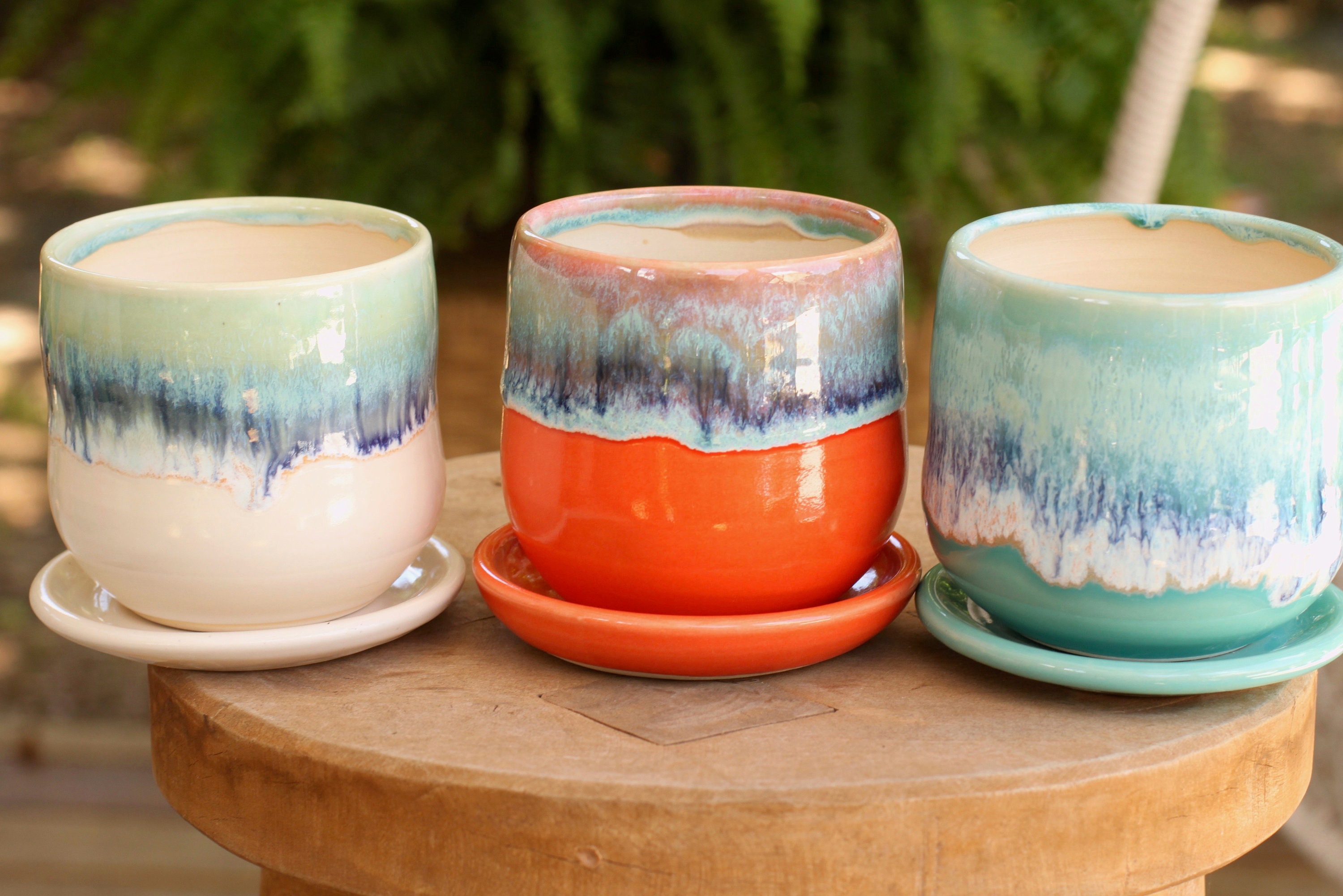 small ceramic planter// boho planter // succulent pot // ceramic pot ...