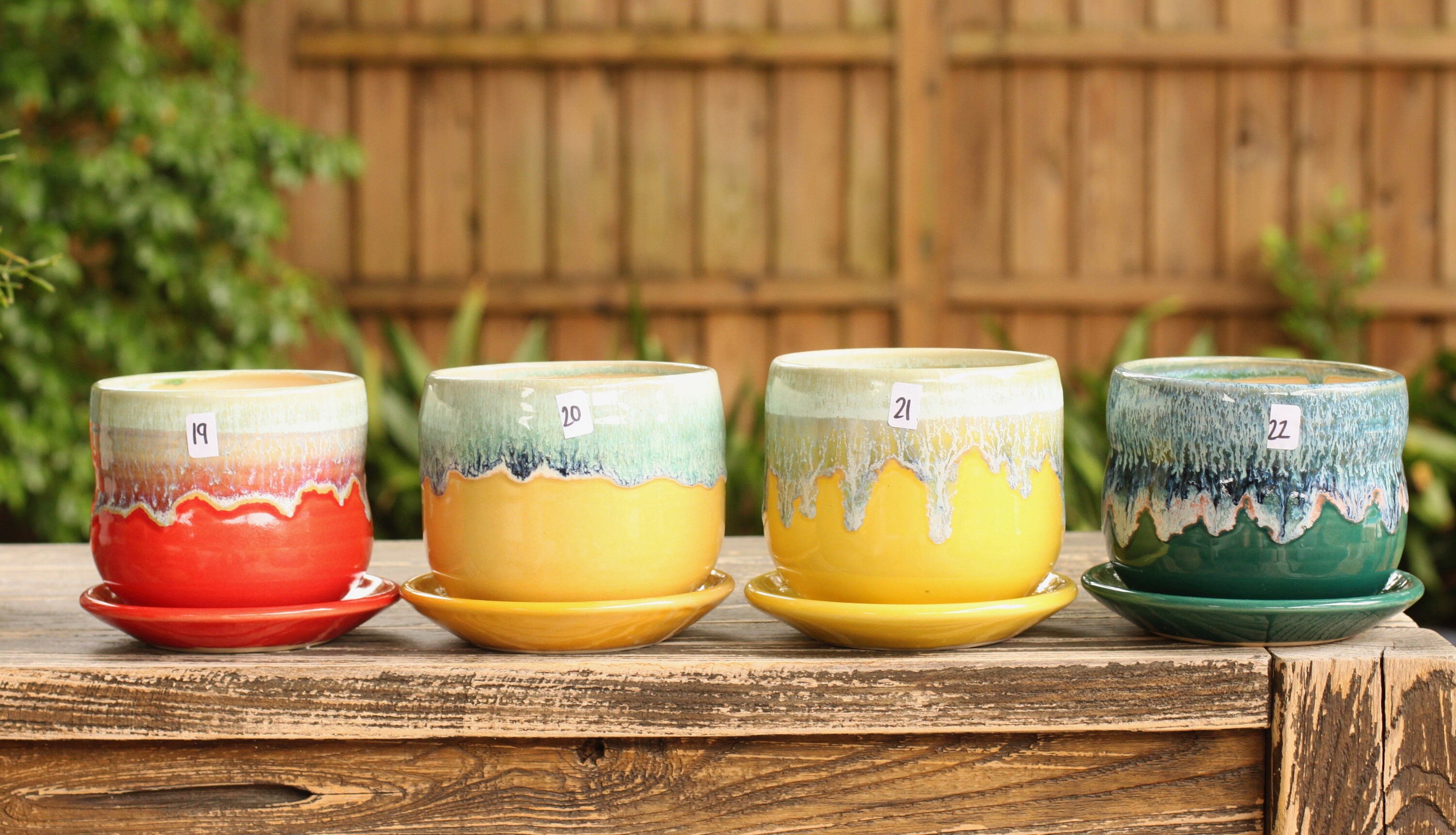 4-5 ceramic planter// boho planter // succulent pot // ceramic pot ...