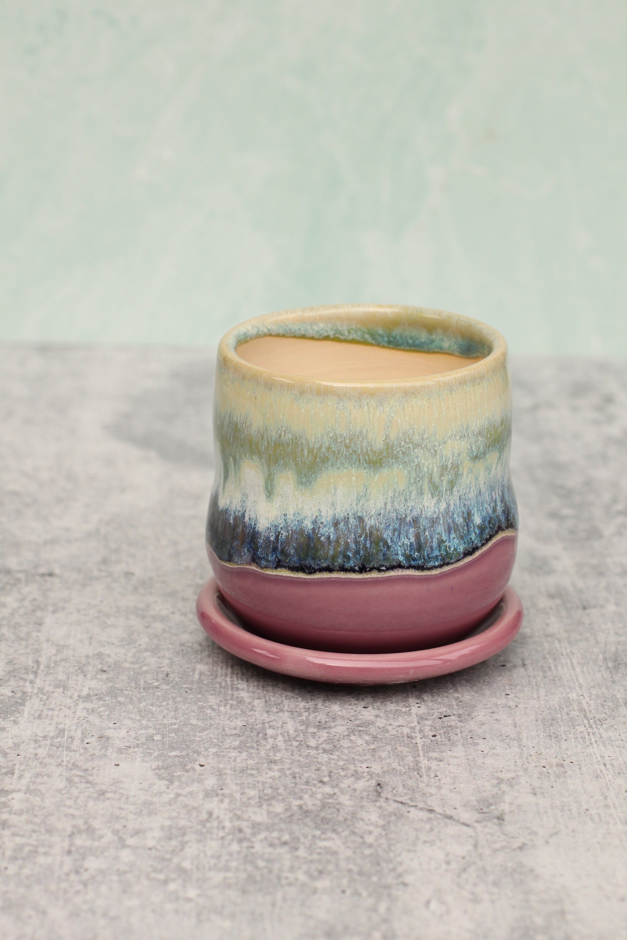 3-4 ceramic planter #8// boho planter // succulent pot // ceramic pot ...
