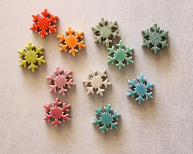 Chunky Snowflake, Choose Your Favorite - Etsy
