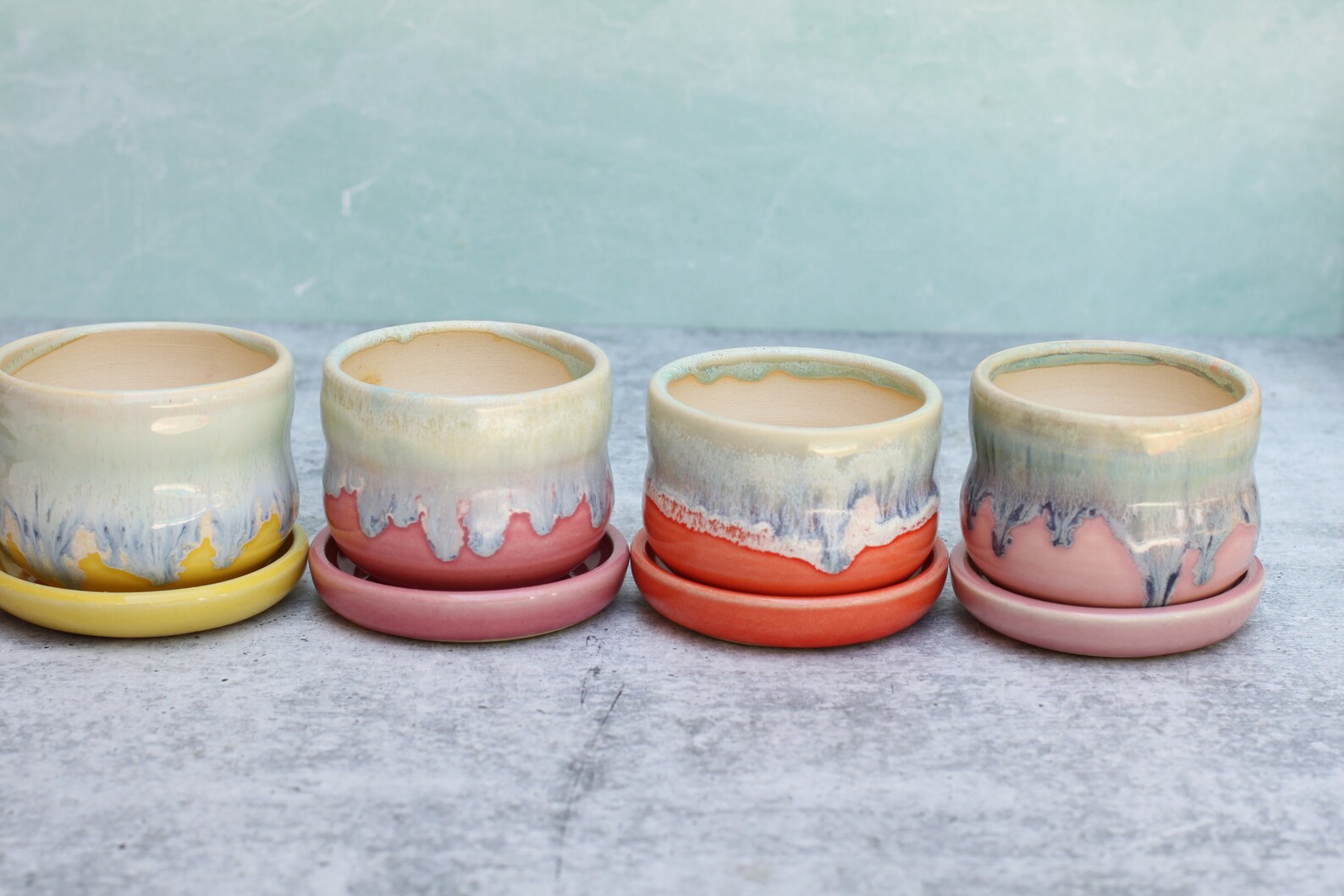 3-4 Ceramic Planter// Boho Planter // Succulent Pot // Ceramic Pot ...