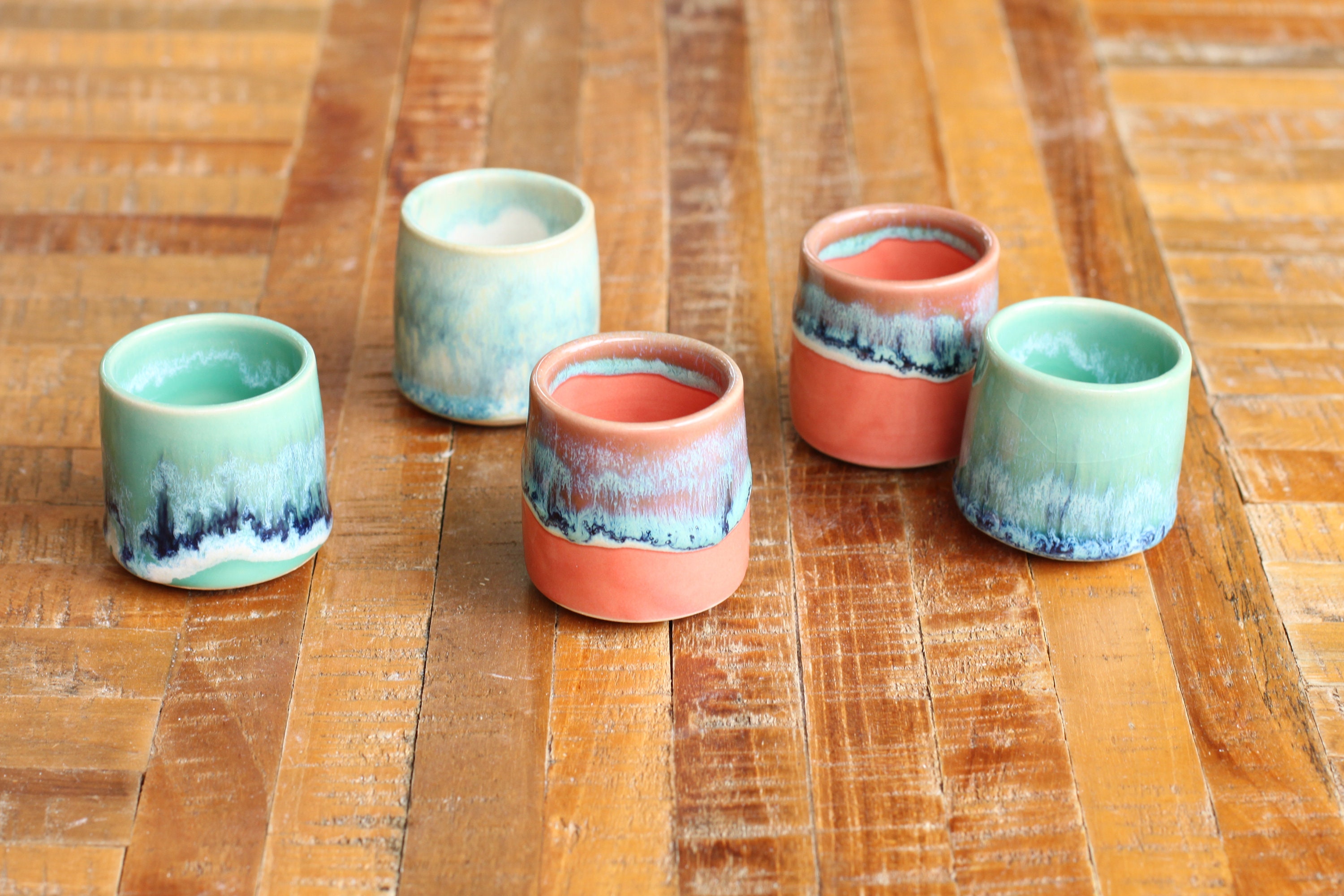 little handmade cup // small cup // ceramic glass // kids cup ...