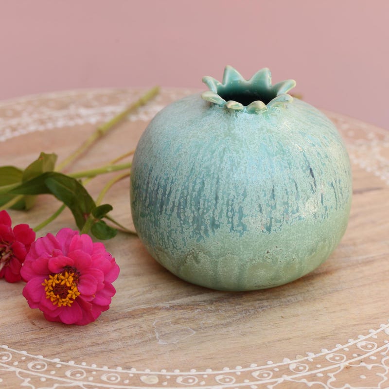 Pomegranate Vase Ceramic - Etsy