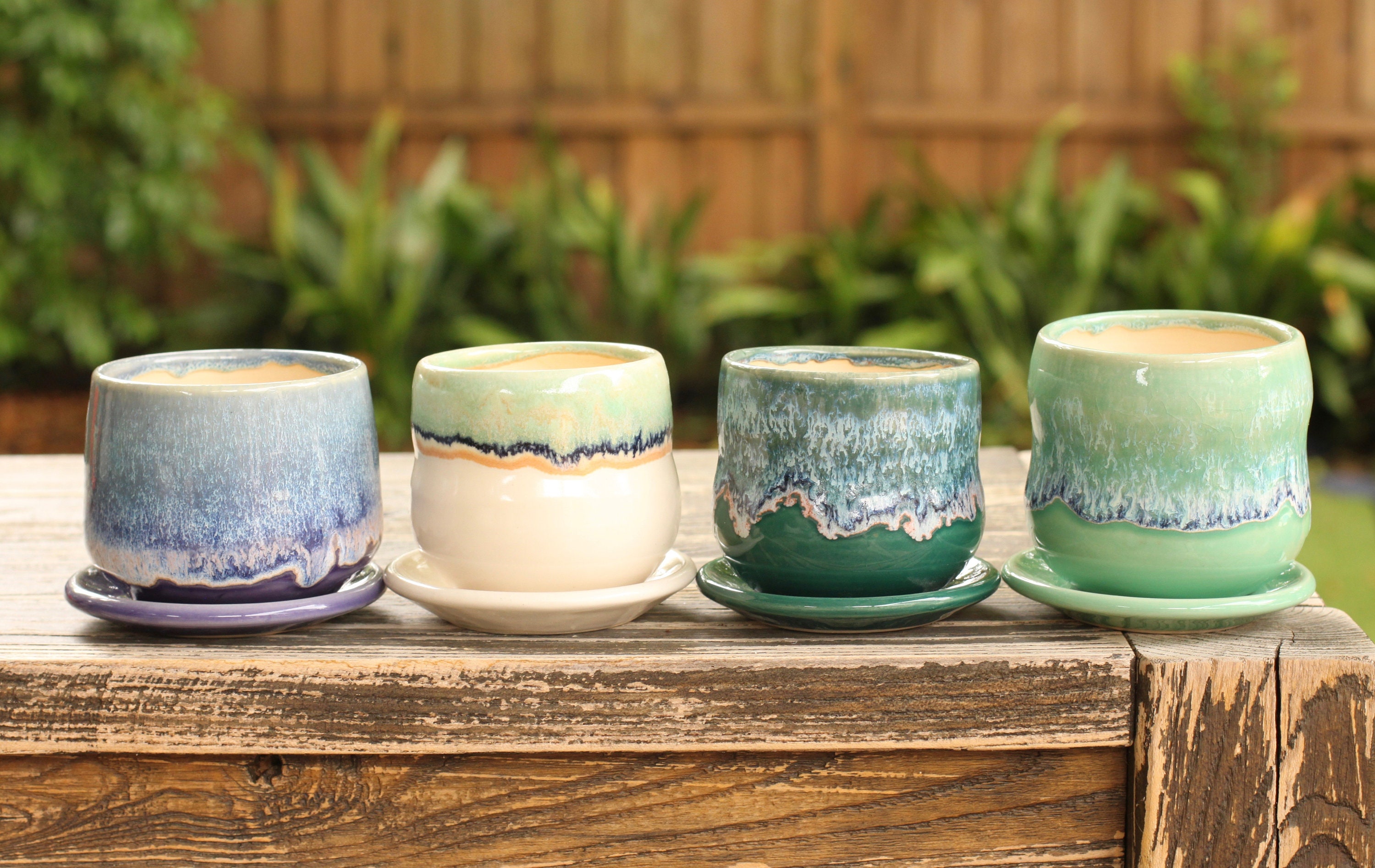 3-4 ceramic planter// boho planter // succulent pot // ceramic pot ...