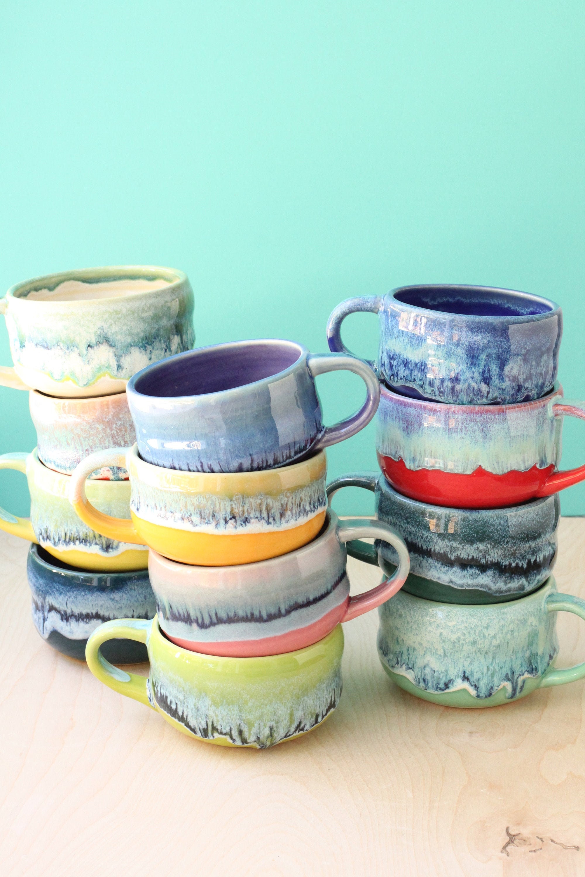 handmade soup mug, choose your color// cappuccino cup // large mug ...