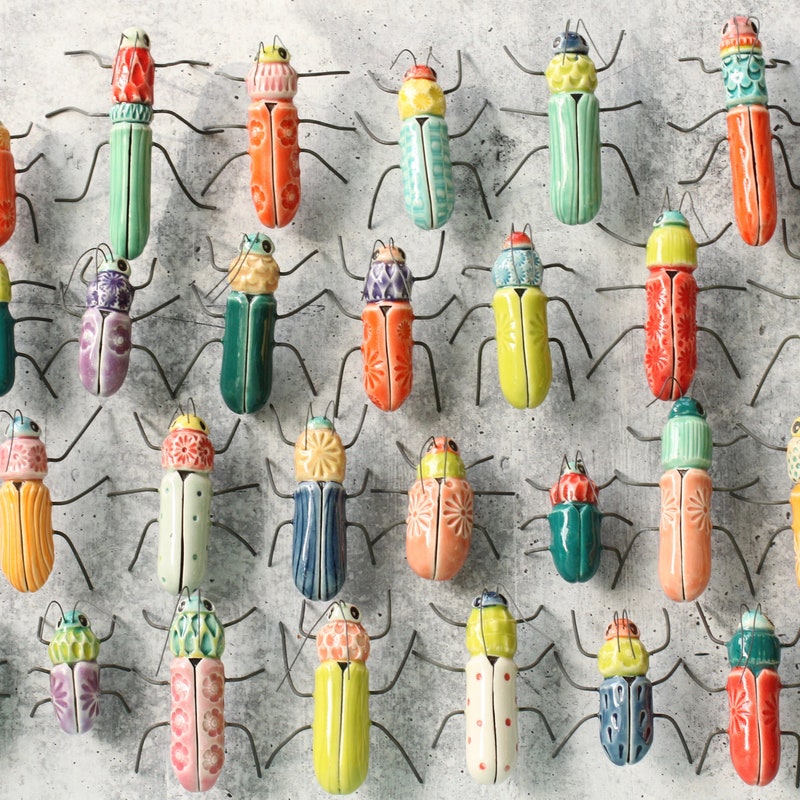 Beetle Garden Sculpture - Etsy