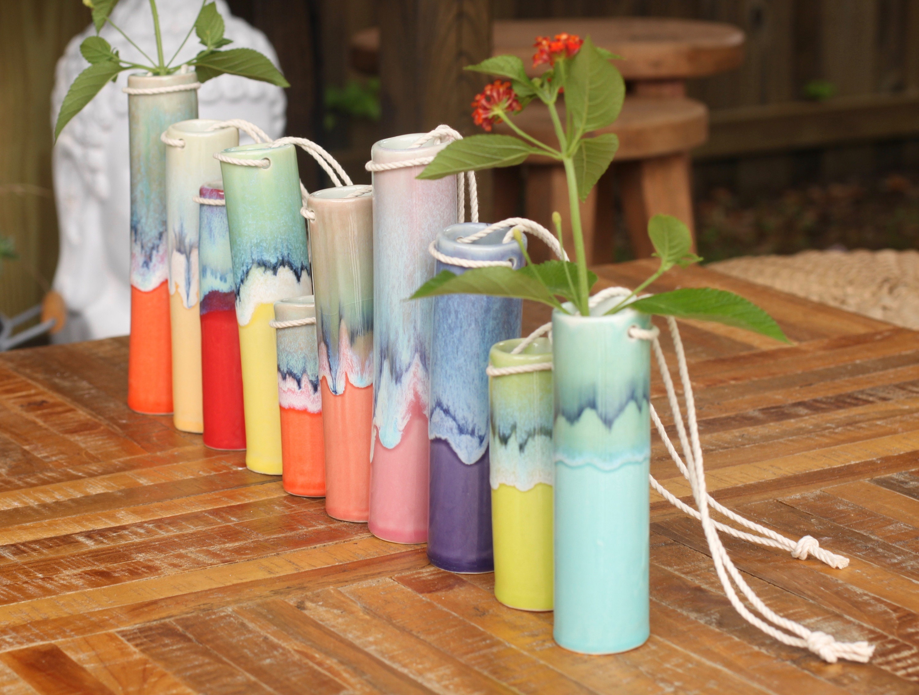 hanging vase, choose your favorite // wall vase // wall decor ...