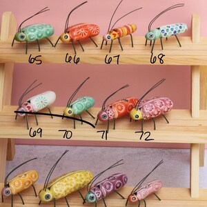 Garden Bug, Choose Your Color // Plant Bugs // Entomology // Ceramic ...