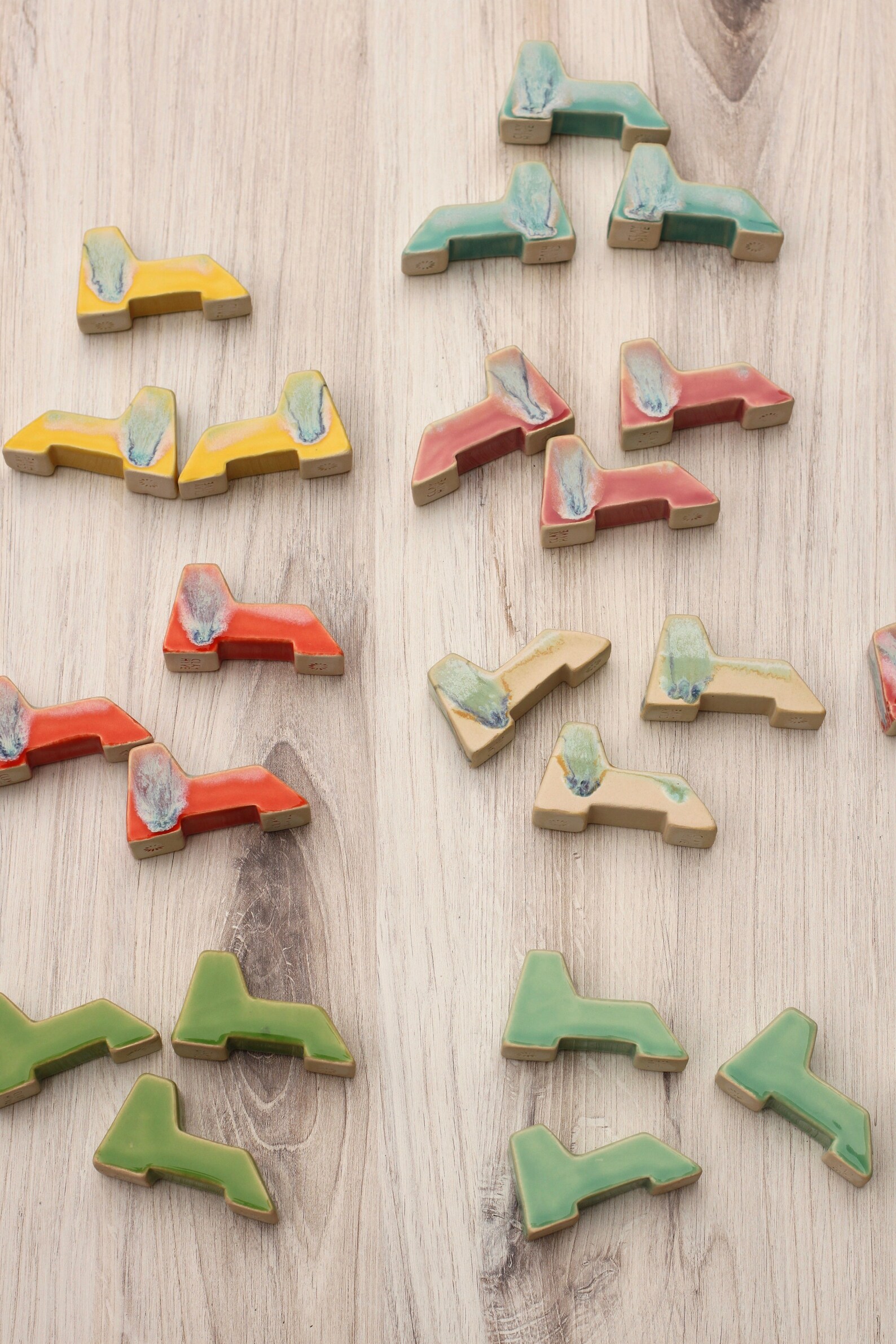 Ceramic Pot Feet Set of 3 // Planter Feet //planter Riser - Etsy