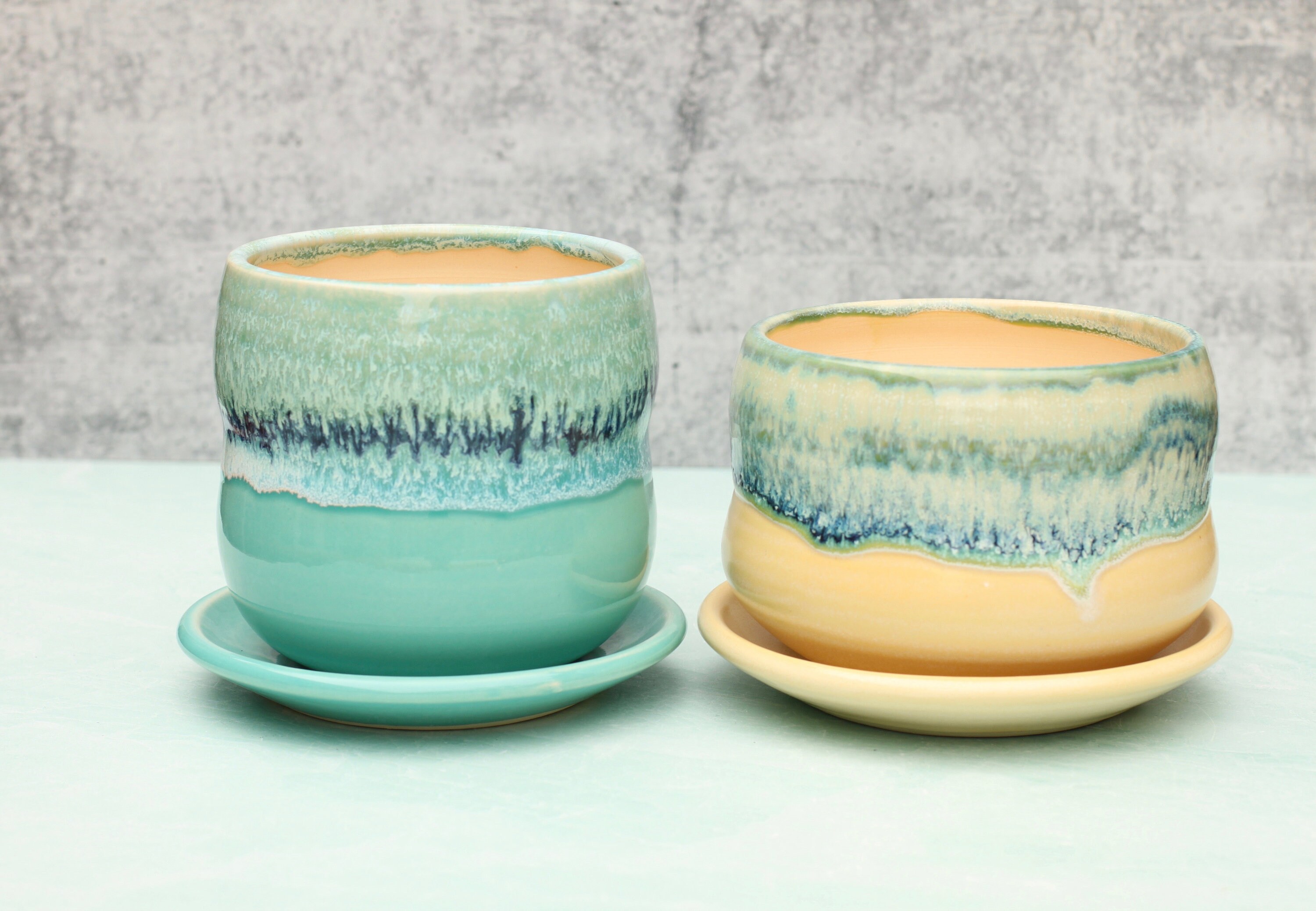 5 ceramic planter// boho planter // succulent pot // ceramic pot ...