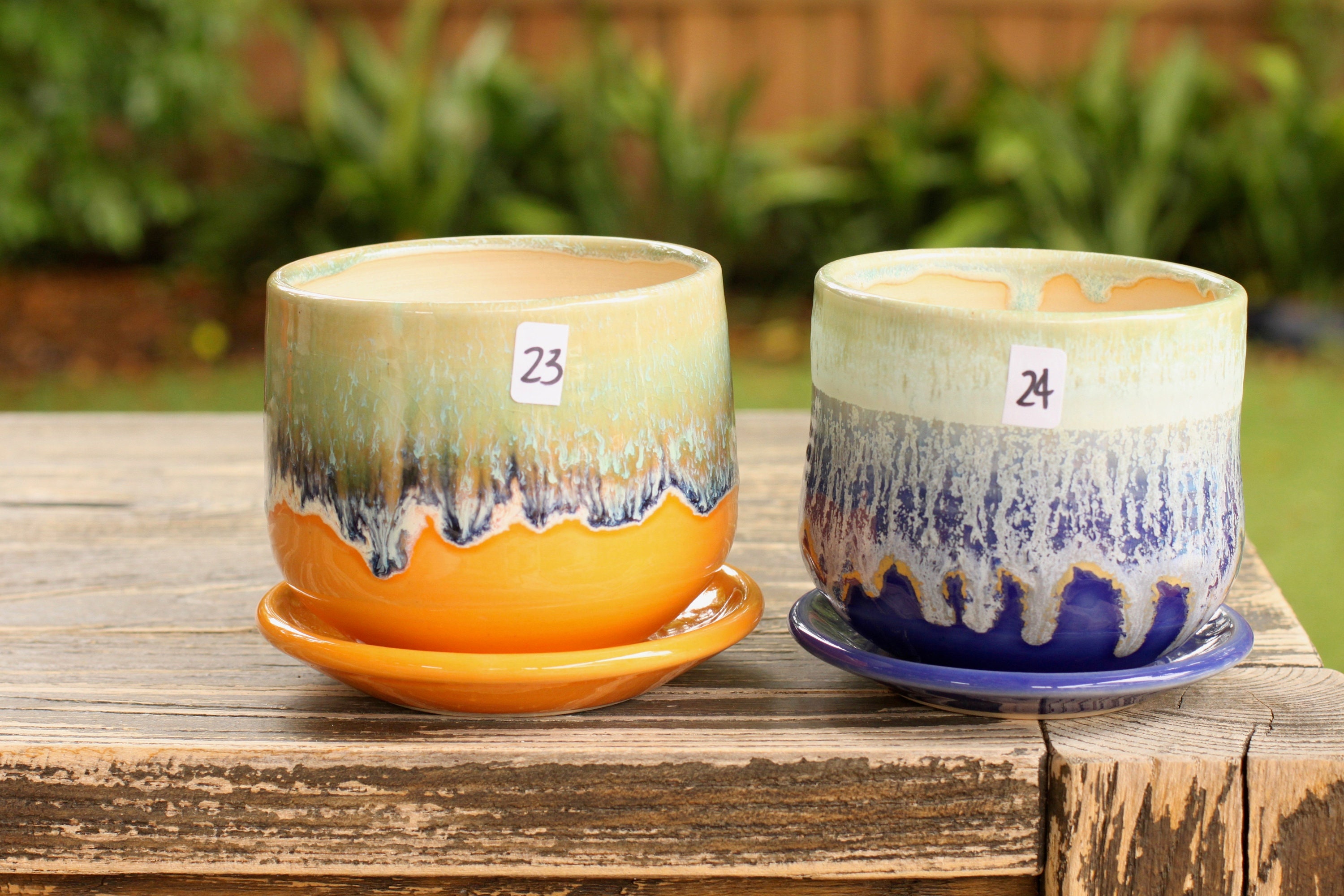 4-5 ceramic planter// boho planter // succulent pot // ceramic pot ...