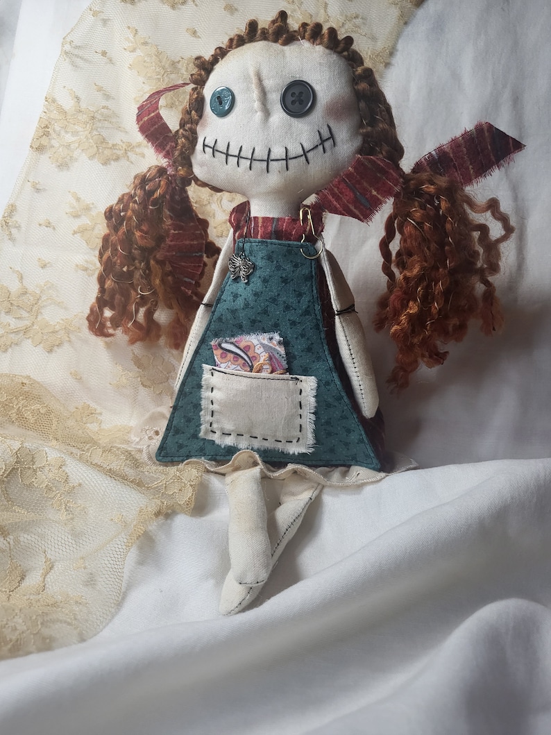 Frayed Around the Edges Summer Doll, Handmade Dolls, Sewn Doll, Creepy ...