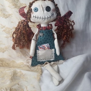 Frayed Around the Edges Summer Doll, Handmade Dolls, Sewn Doll, Creepy ...
