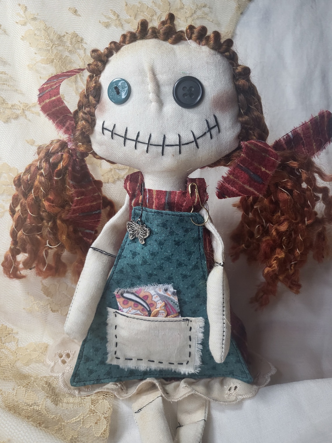 Frayed Around the Edges Summer Doll, Handmade Dolls, Sewn Doll, Creepy ...
