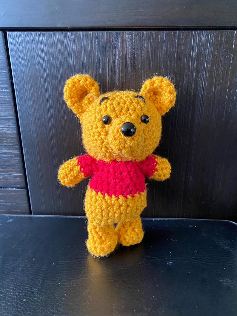 Crochet Winnie the Pooh, Crochet Pooh Bear, Amigurumi Bear, Children’s ...