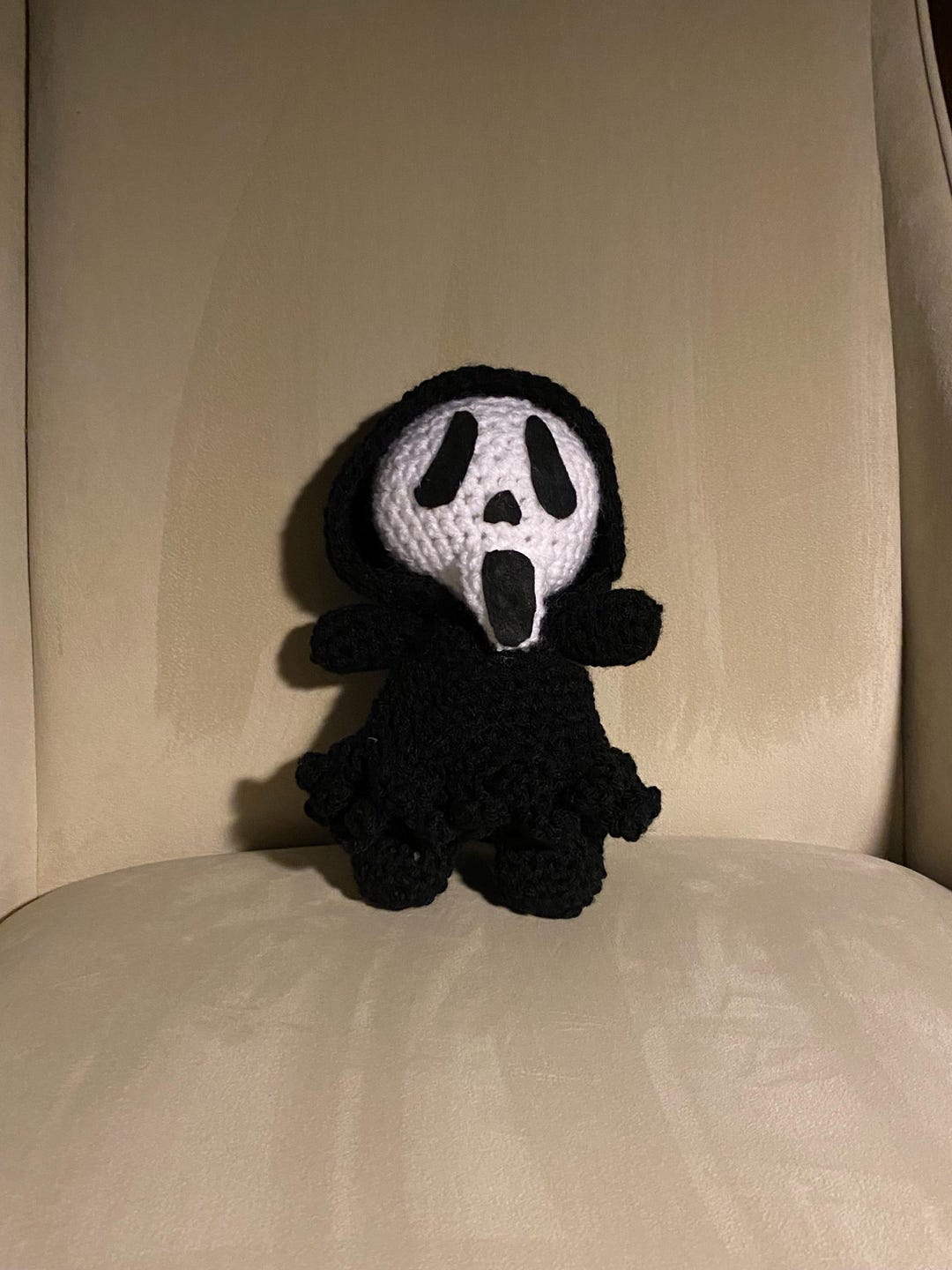 Crochet Ghostface: Multiple Color Options, Crochet Scream Character ...