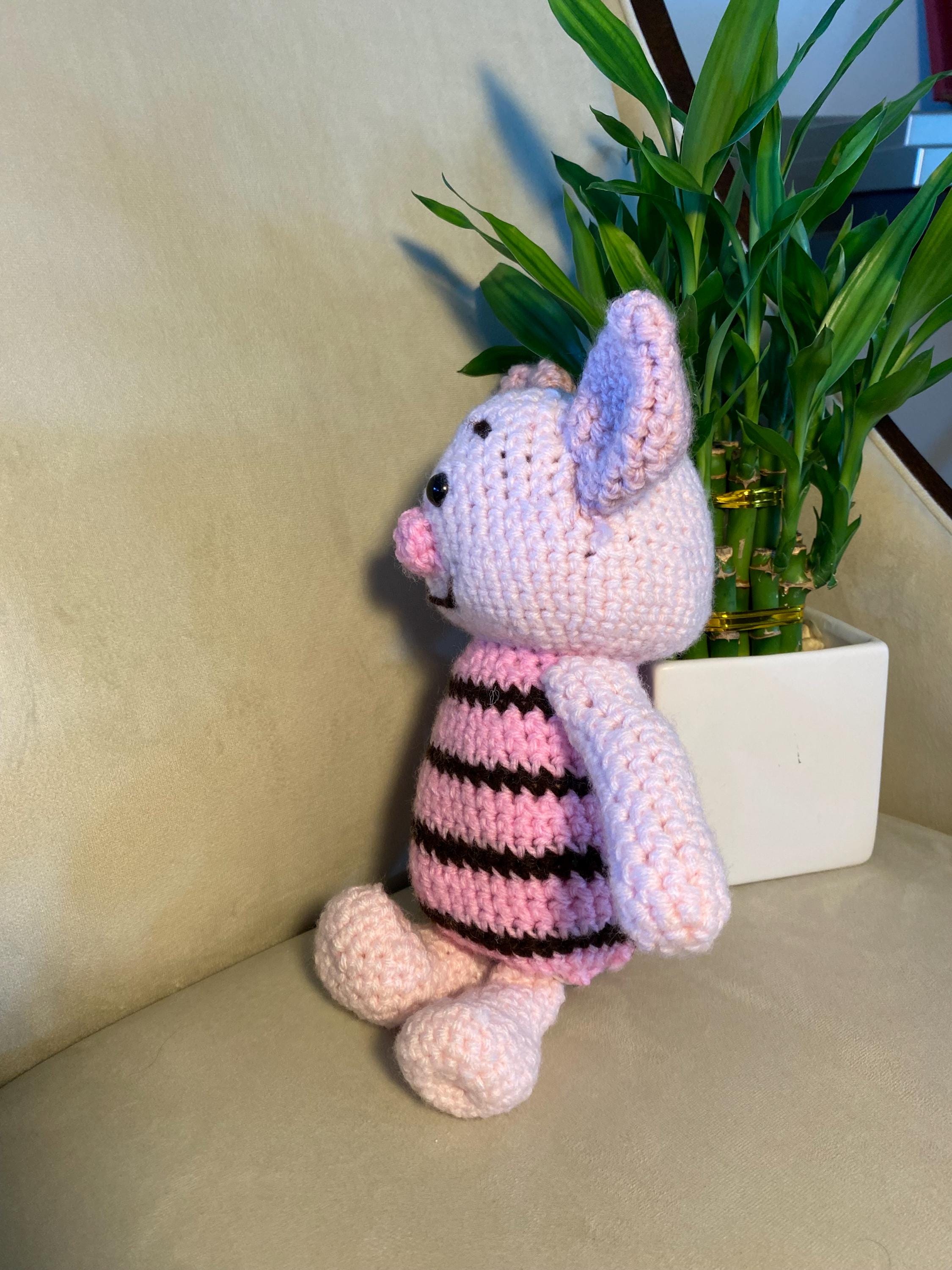 Crochet Piglet, Crochet Winnie the Pooh Character, Amigurumi Pig ...