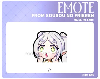 Sousou No Frieren ANIMATED EMOTES for Twitch/discord - Etsy