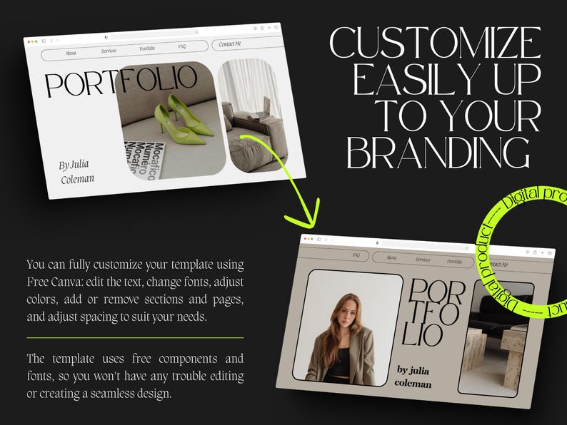Social Media Manager Portfolio Template Creator Kit Minimalistic ...