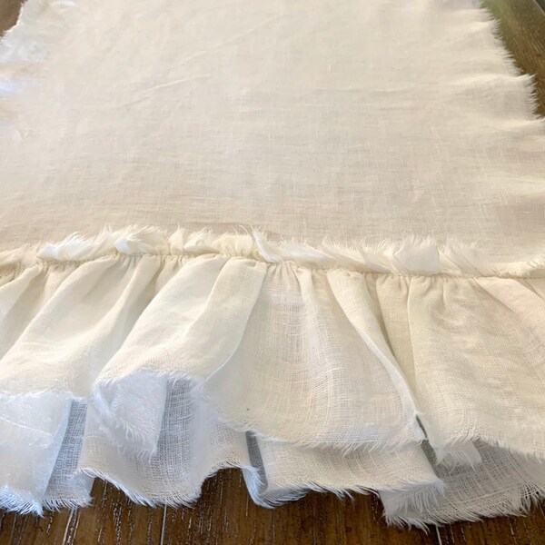 Ruffled Table Runner - Etsy
