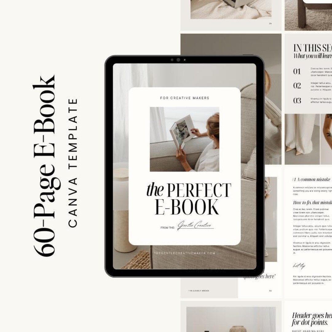 Professional Ebook Template, Custom Workbook Design, Edit in Canva ...