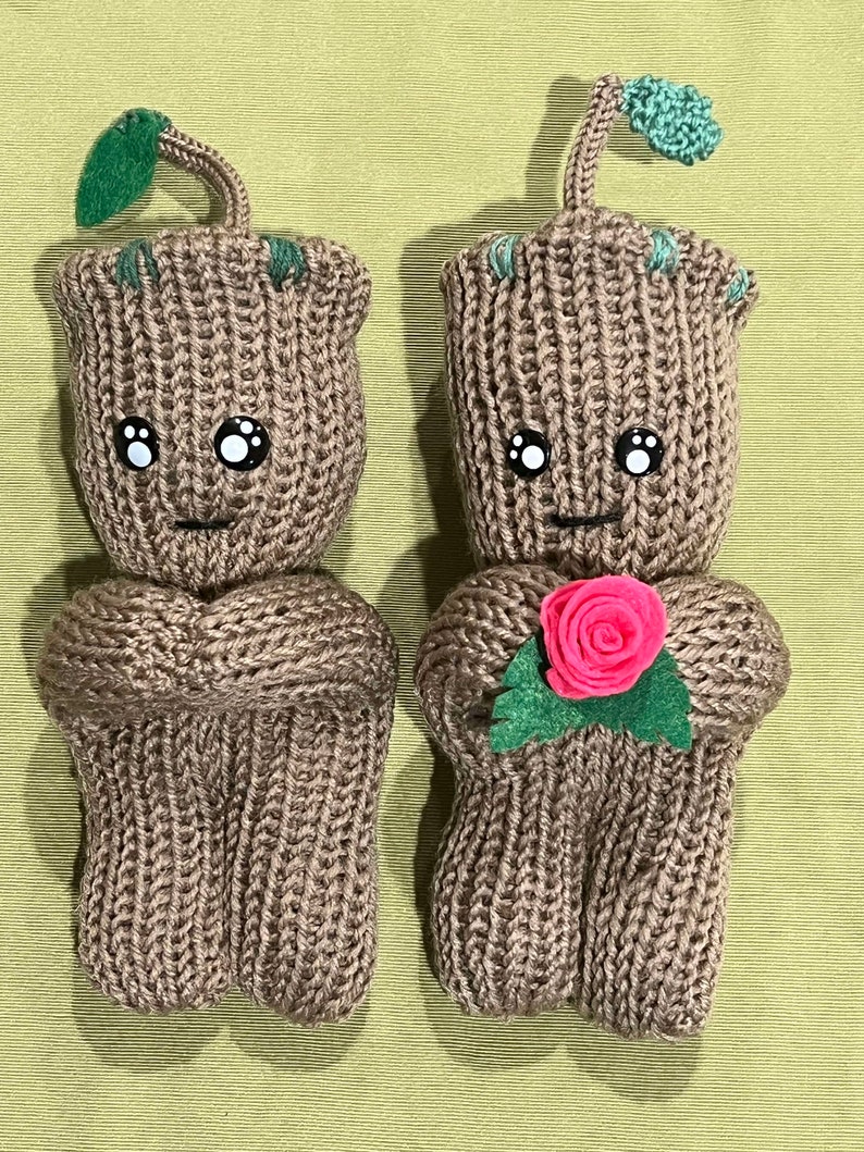 Baby Groot Circular Knitting Pattern - Etsy UK