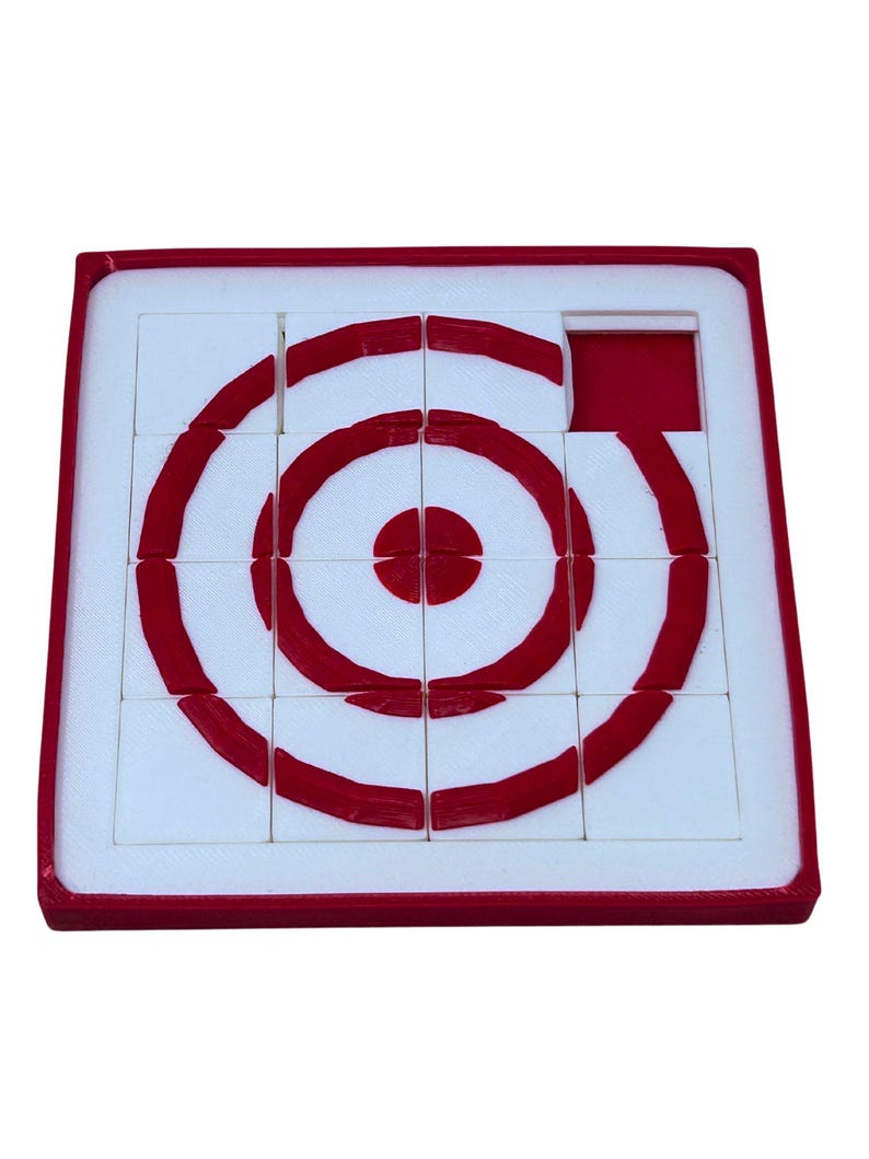 Tactitarget Sliding Puzzle, Brain Teaser for the Blind, Arrange Tiles ...